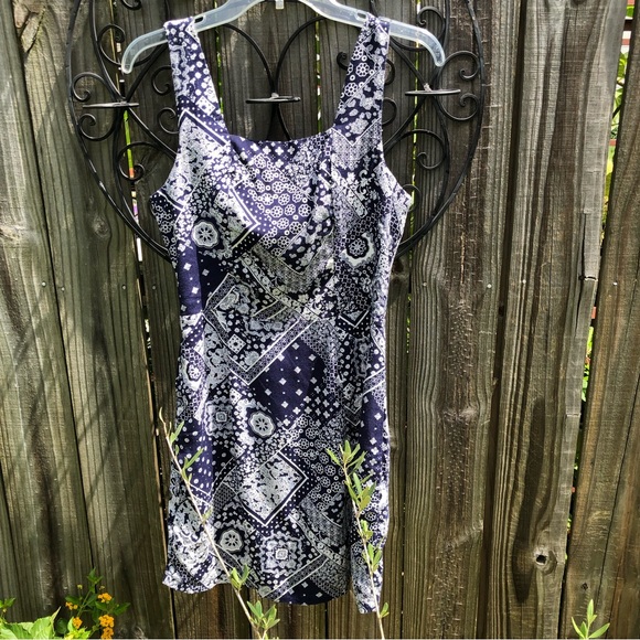 Monteau | Dresses | Monteau Linen Blend Sleeveless Tapered Shift Dress ...